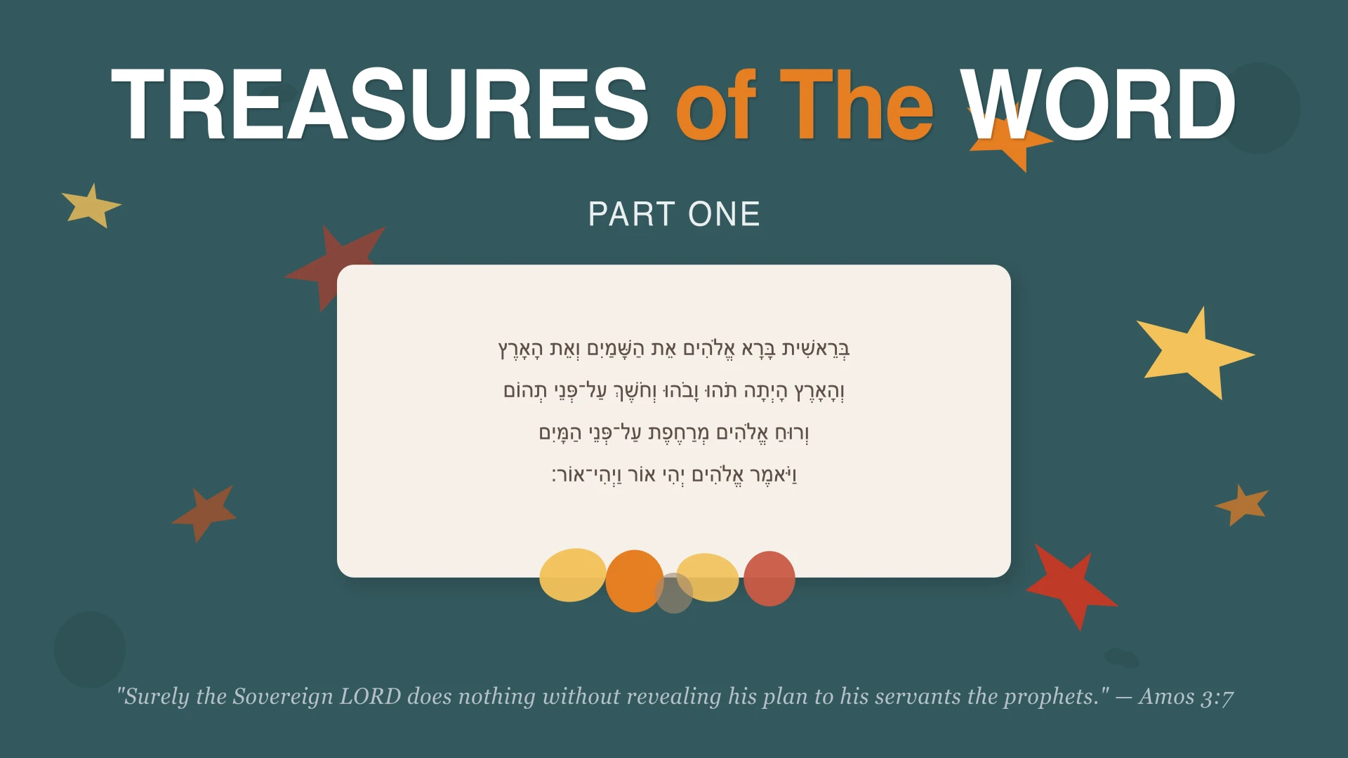Treasures of The WORD - Part 1 | PepLamb