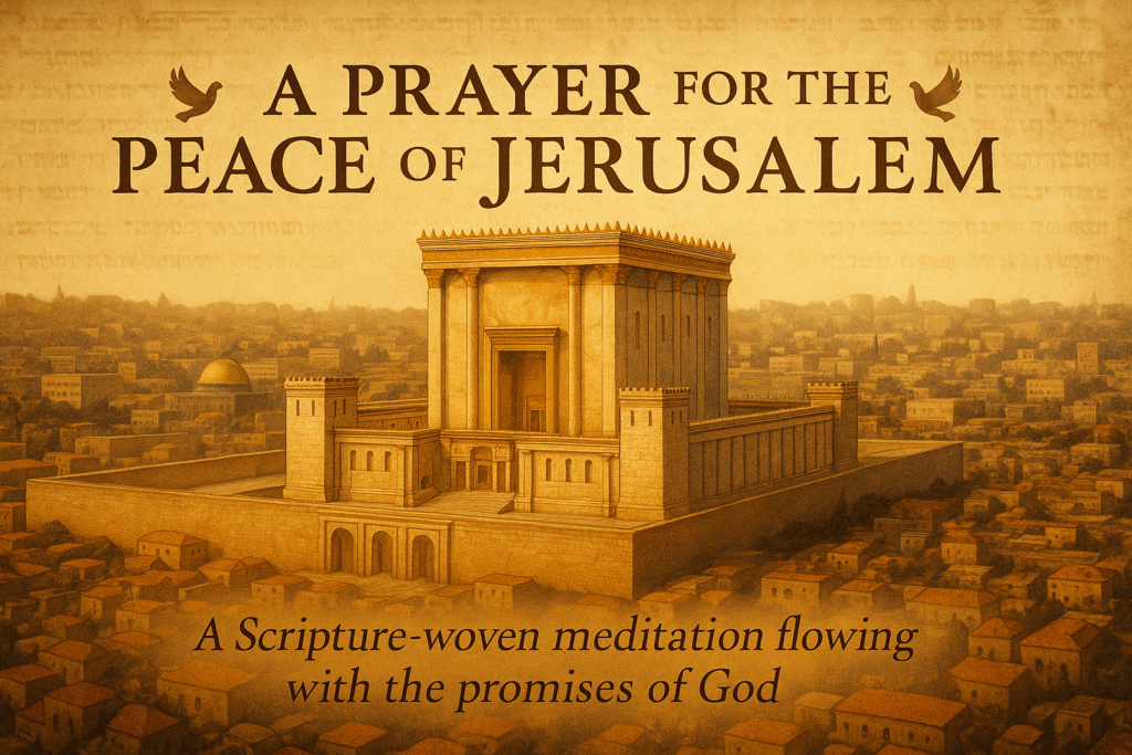 🕊️ A Prayer for the Peace of Jerusalem 🕊️ | PepLamb